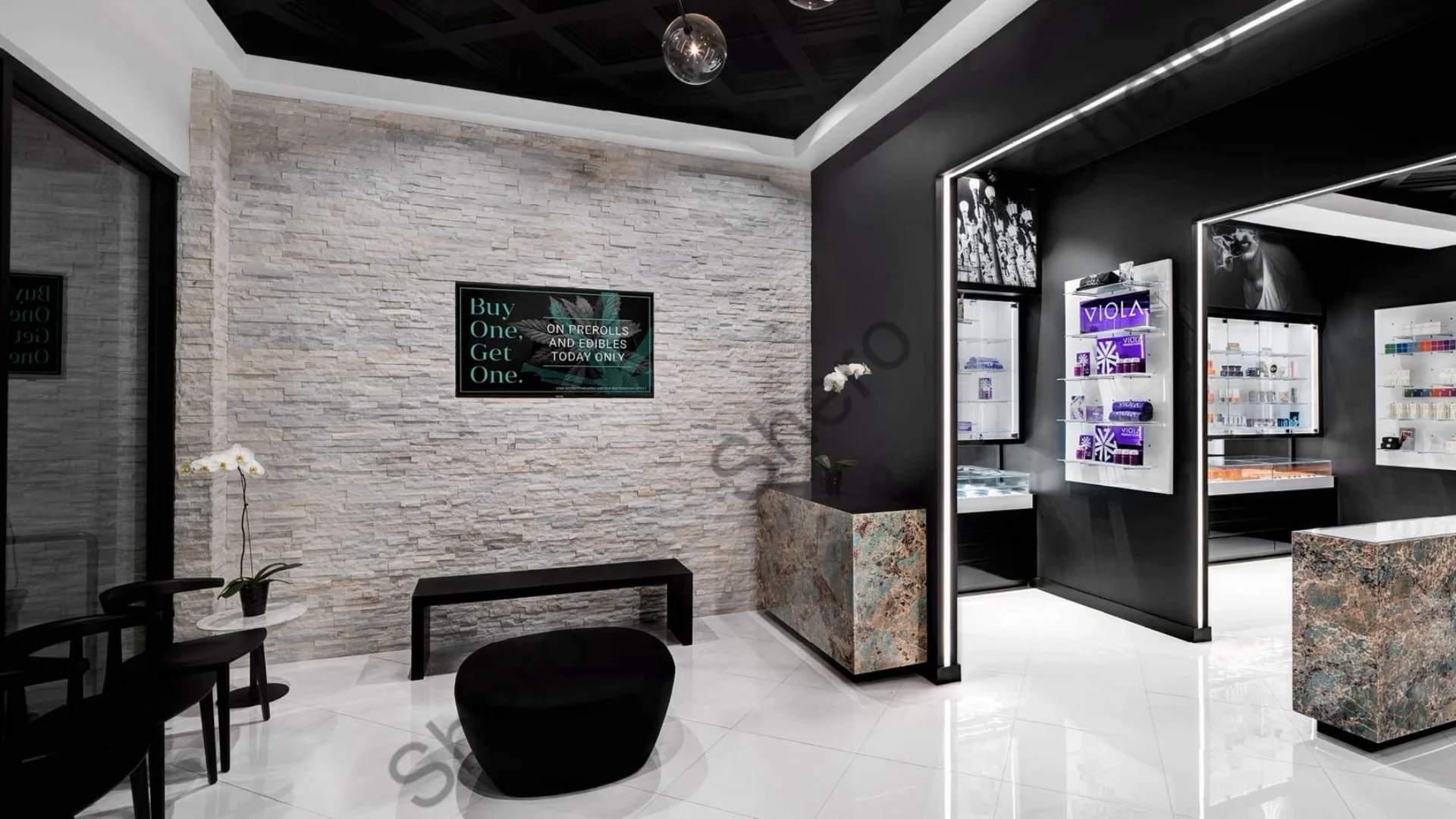 Modern Cigar Counter Display Cases Smoke Shop Glass Showcase Furniture ...