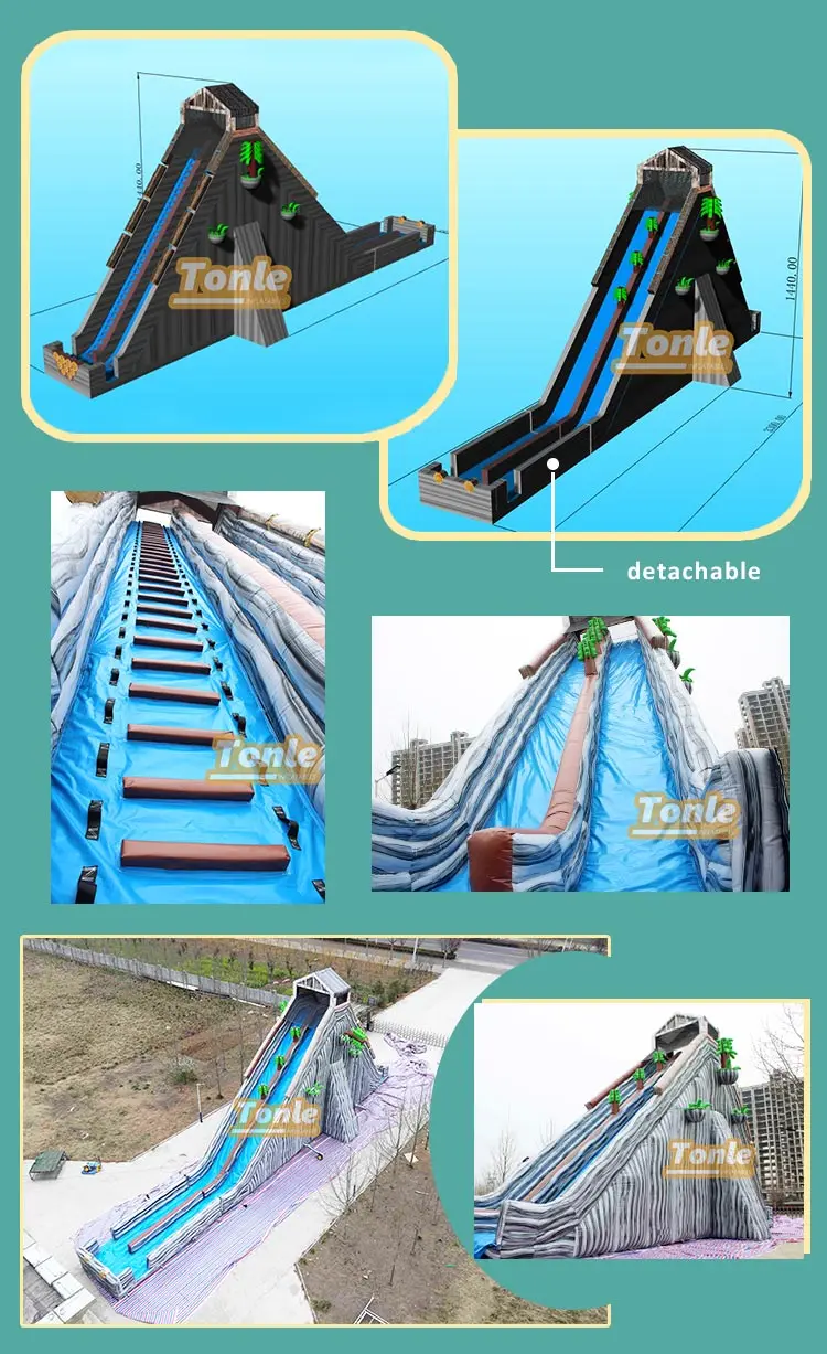 Toboggan Slide Inflatable Water Slide With Detachable Slide For Sale ...