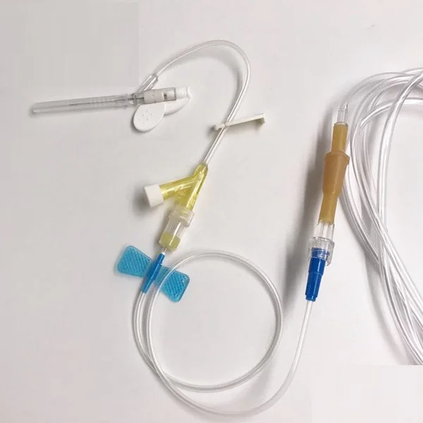 Sterile Luer Lock Infusion Giving Sets IV Set With Needle Medical ...