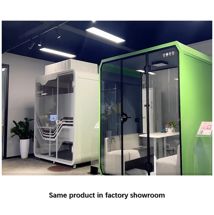 Customized Acoustical Indoor Office Pods - Ideal for Meetings