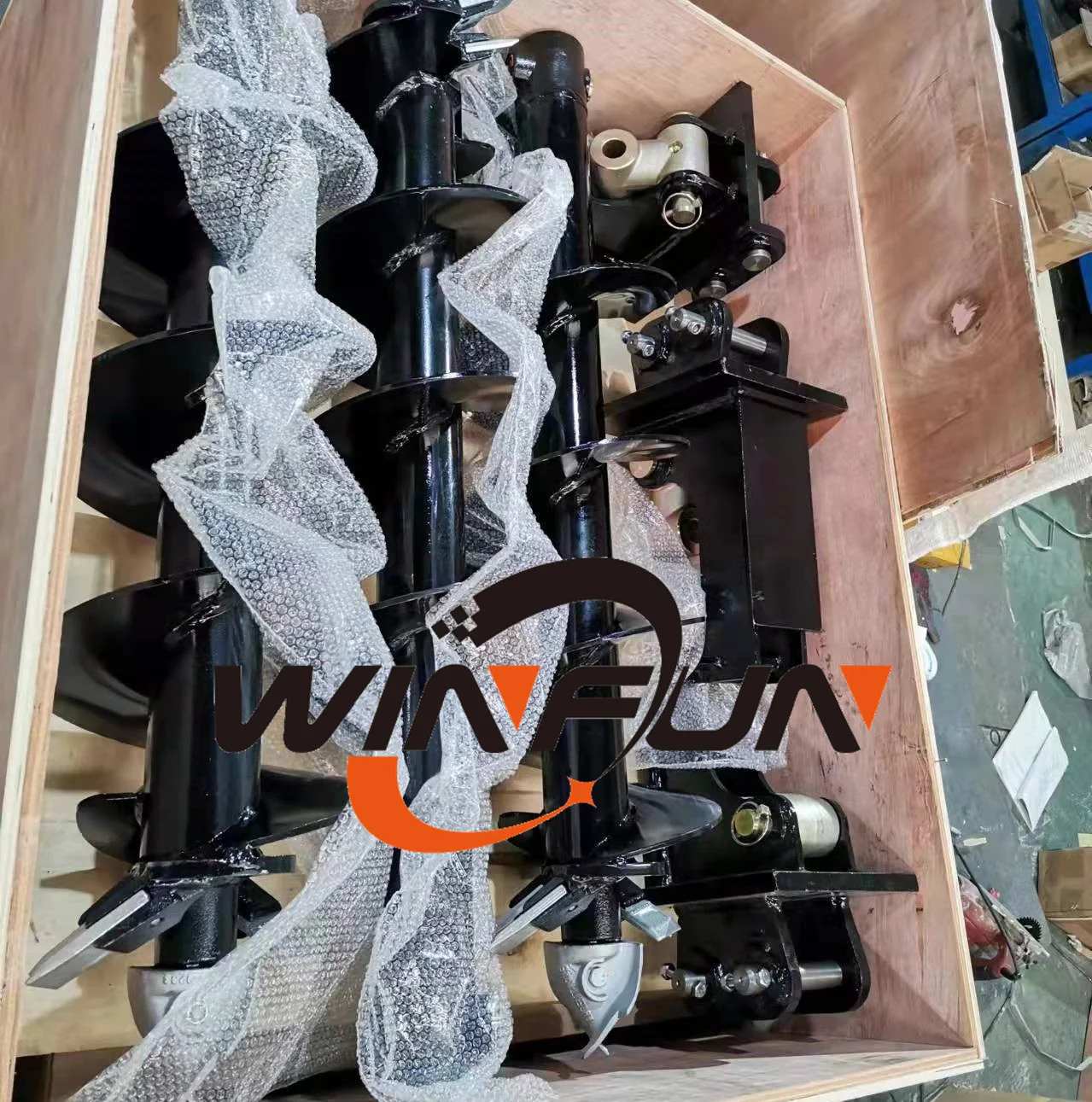 Earth Auger For Excavators - Buy Excavator Grapple Bucket,Mini ...