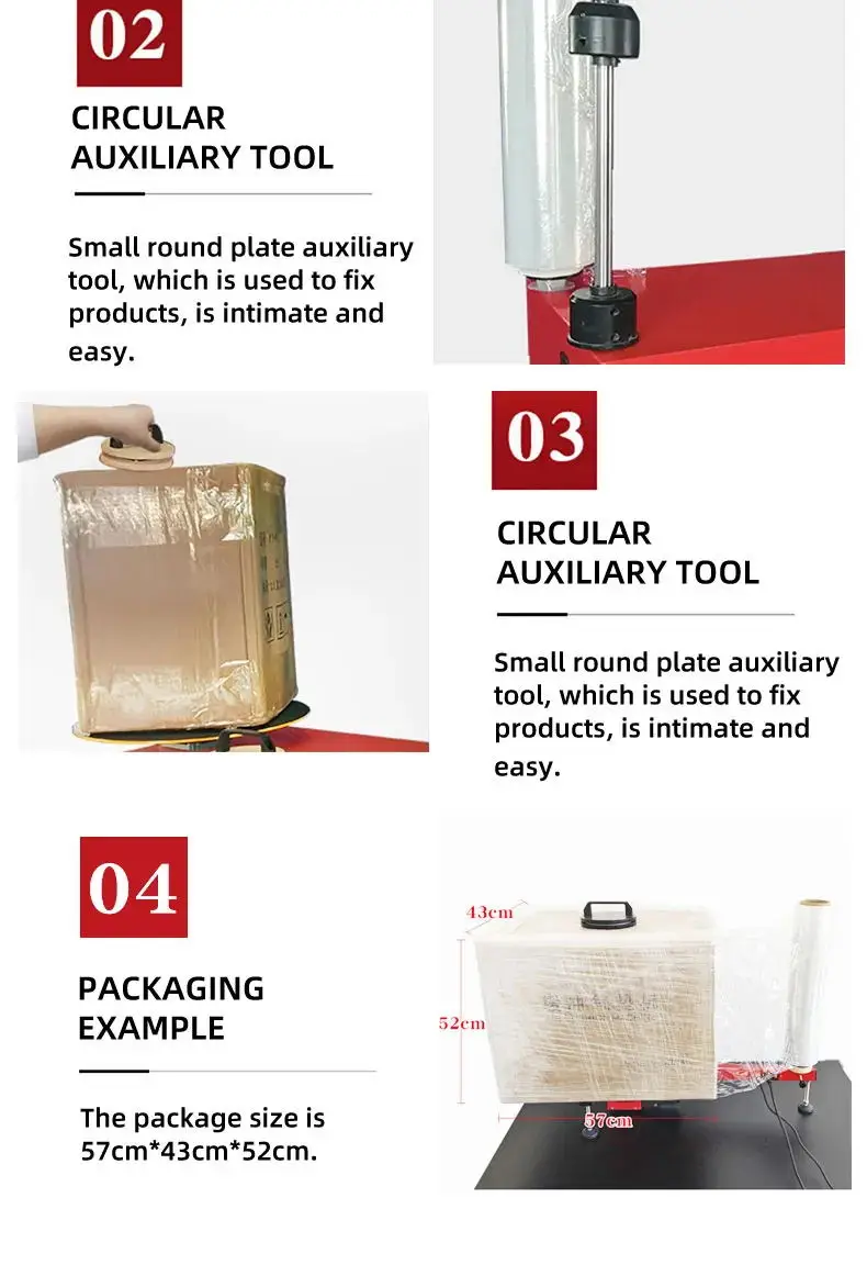 Semi-Automatic Stretch Film Wrapping Machine & Automatic Packaging ...