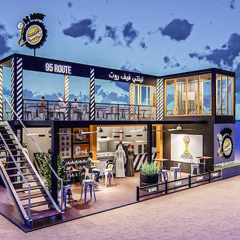 20ft Mobile Container Shop Buildings Restaurant Designer Fast Food ...