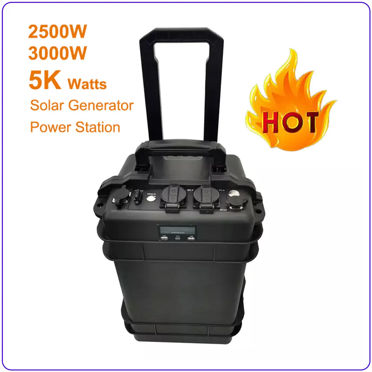 Portable Solar Generator 200w 62400mah For Li-ion Battery Pack With Led ...