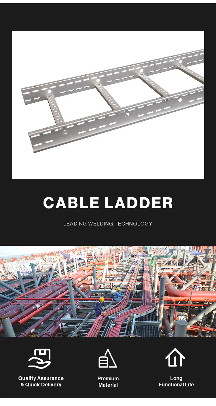 Promotional Horizontal Ladder Type Cable Tray Support System