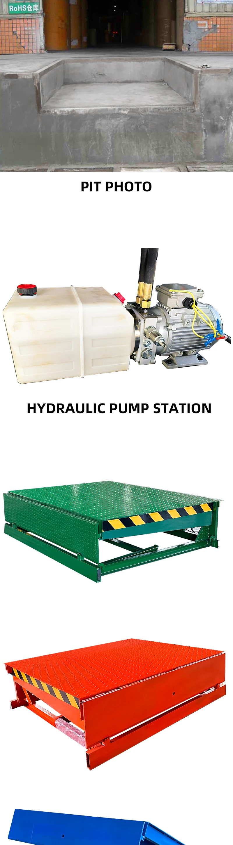 Loading Ramp Hydraulic Dock Leveler For Truck Ramp - Buy Stationary ...