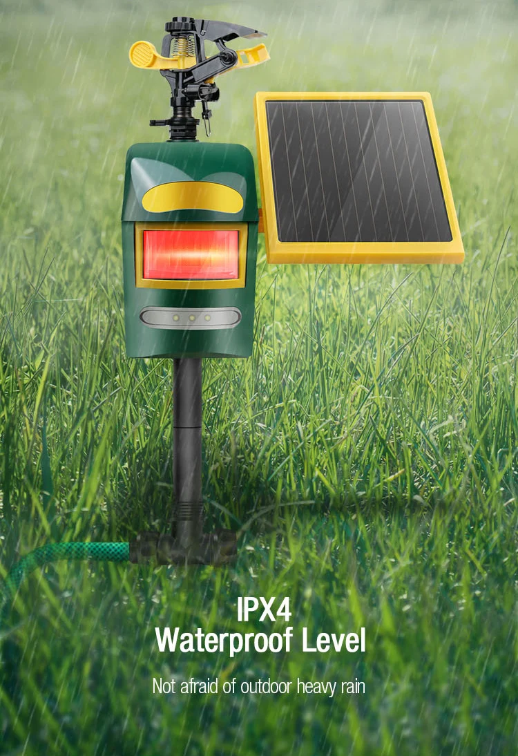 Aosion Solar Panel Operated Multi-Functional Water Sprinkler