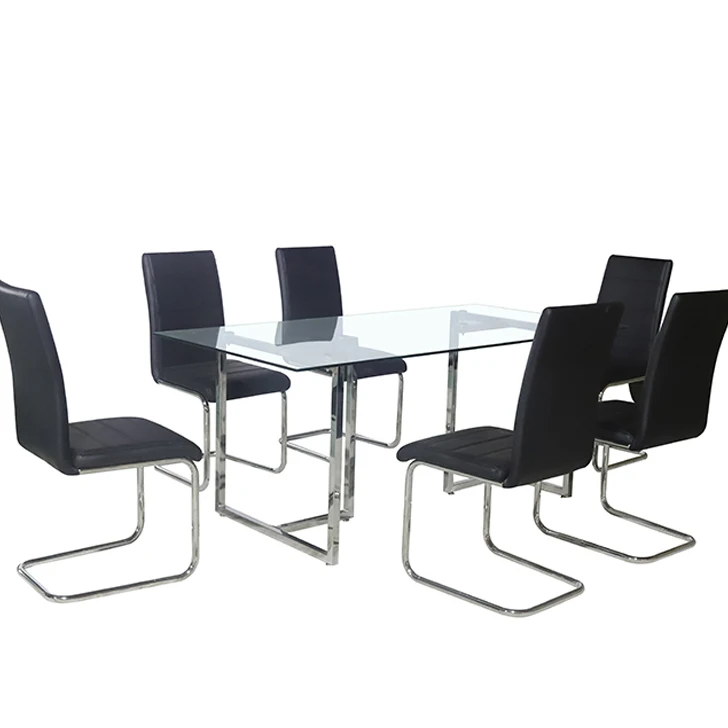 Modern 8 Seater Dining Table Set Comedor 6 Sill Dining Set Square Mdf ...