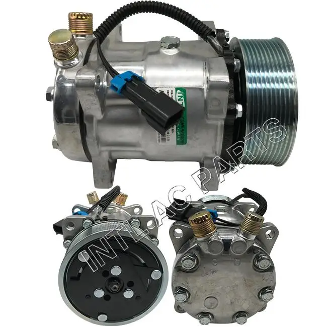 Intl-c192 Auto Air Compressor Model 7h15 With 8 Ear Black Clutch 10pk ...