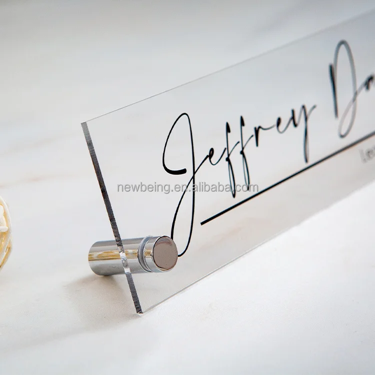 Clear Script Executive Desk CEO Sign, New Job Office Business Decor ...