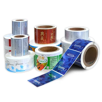 Vinyl Sticker Printing Adhesive Labels Custom Barcode Roll Label ...