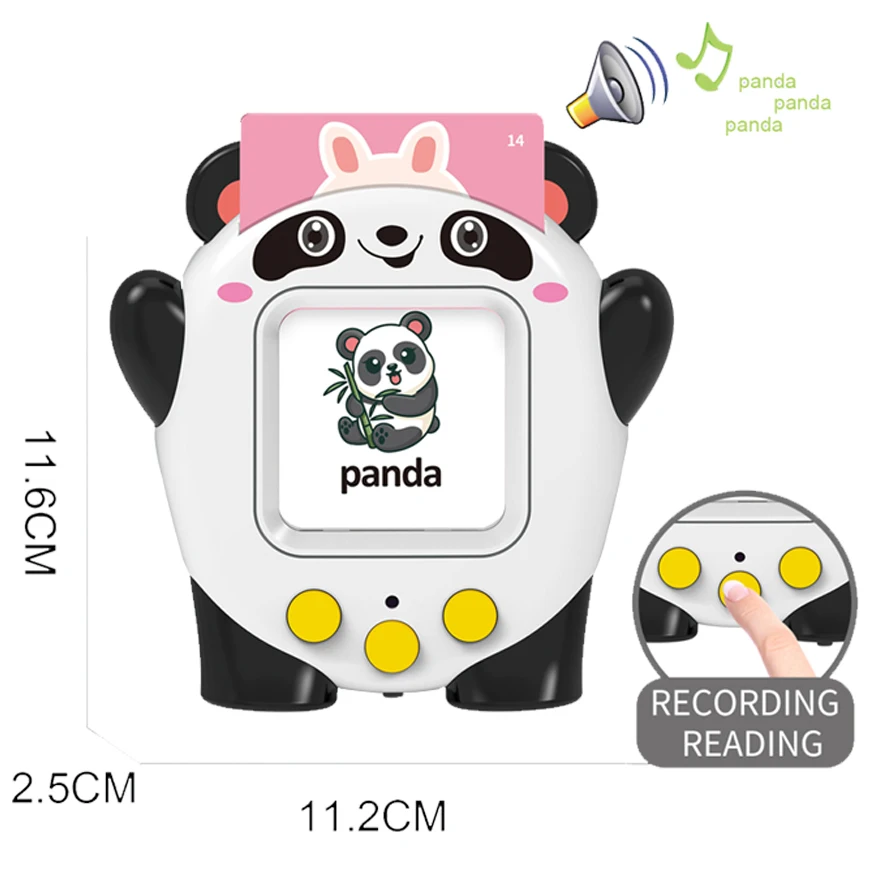 Baby Preschool Educational Toy English Word Reader Y Card Inserter Kids ...