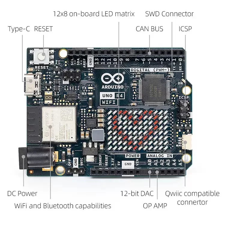 Ard UNO R4 WIFI MINIMA Official Original ARD UNO Original RA4M1 MCU ...