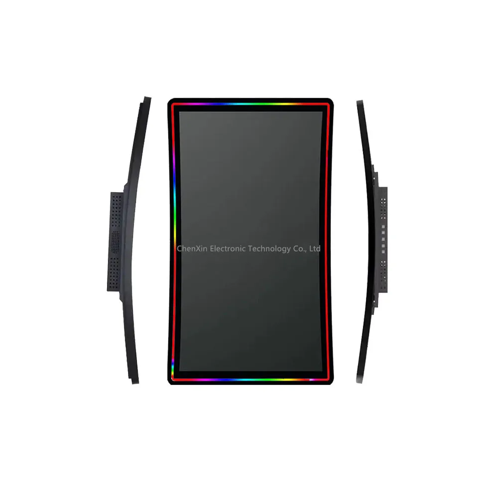 Gaming Machine Curved Monitor 43Inch 49Inch LED Touch Screen C Shape ...