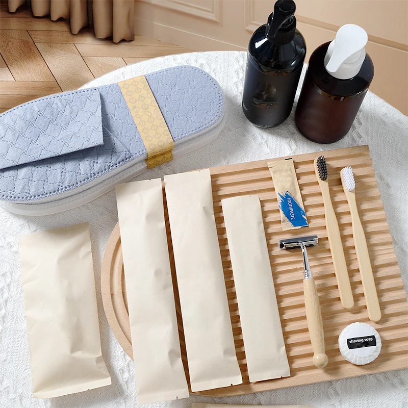 Hotel Supplies Eco Friendly Dental Hygiene Kit Bathroom Disposable ...