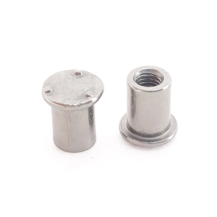 M3 M4 M5 M6 M8 M10 M12 Stainless Steel Threaded Projection Round Base ...