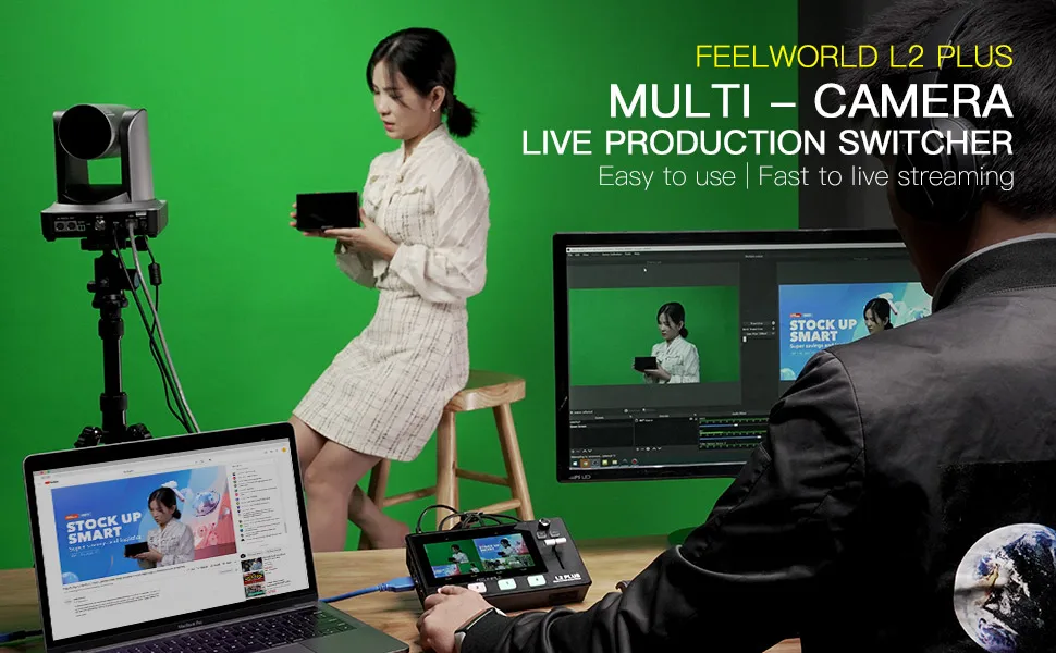Feel World L2 Plus Multi-camera Video Switcher Plug-and-play Usb3.0 ...