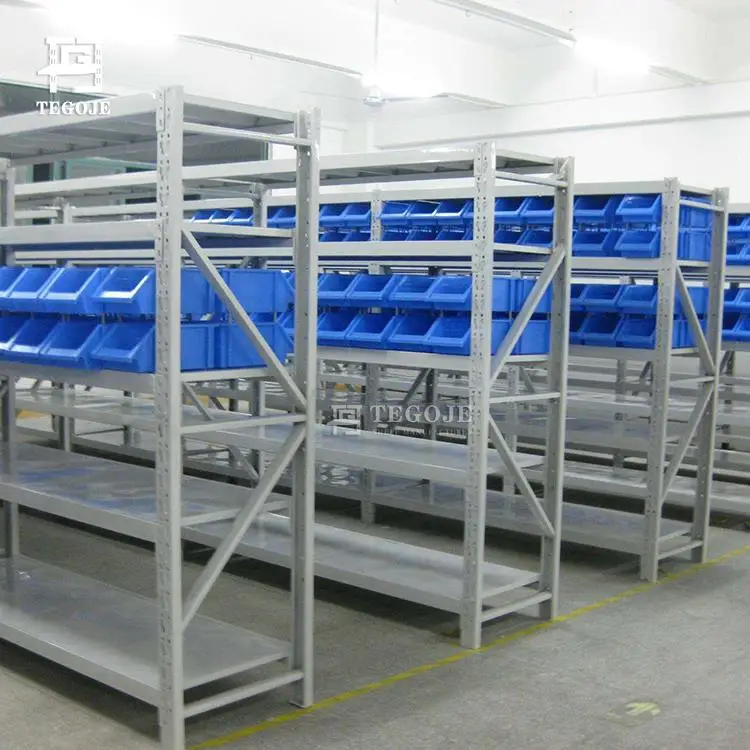 Painted Powder Coated Storage Bolted Metal Shelf Factory Steel Storage ...