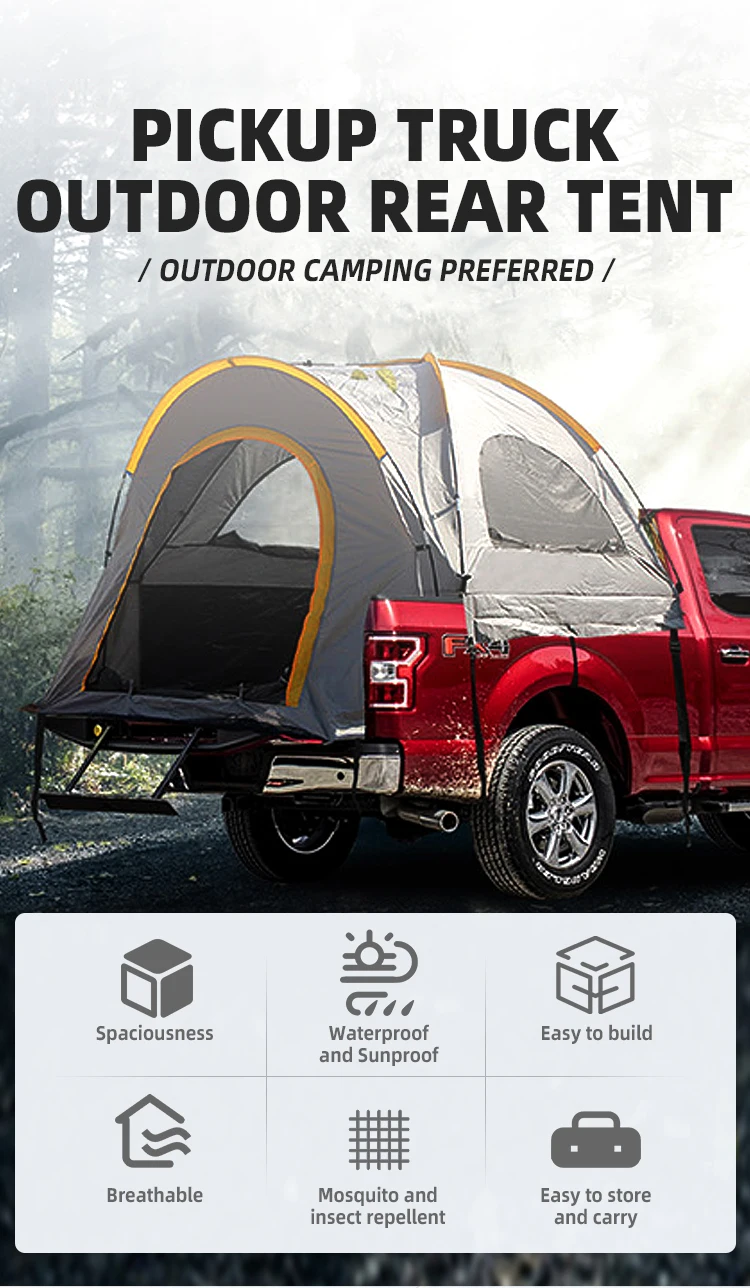 Wilderness Camper Tail Tent Outdoor Self-driving Tour Car Rooftop ...