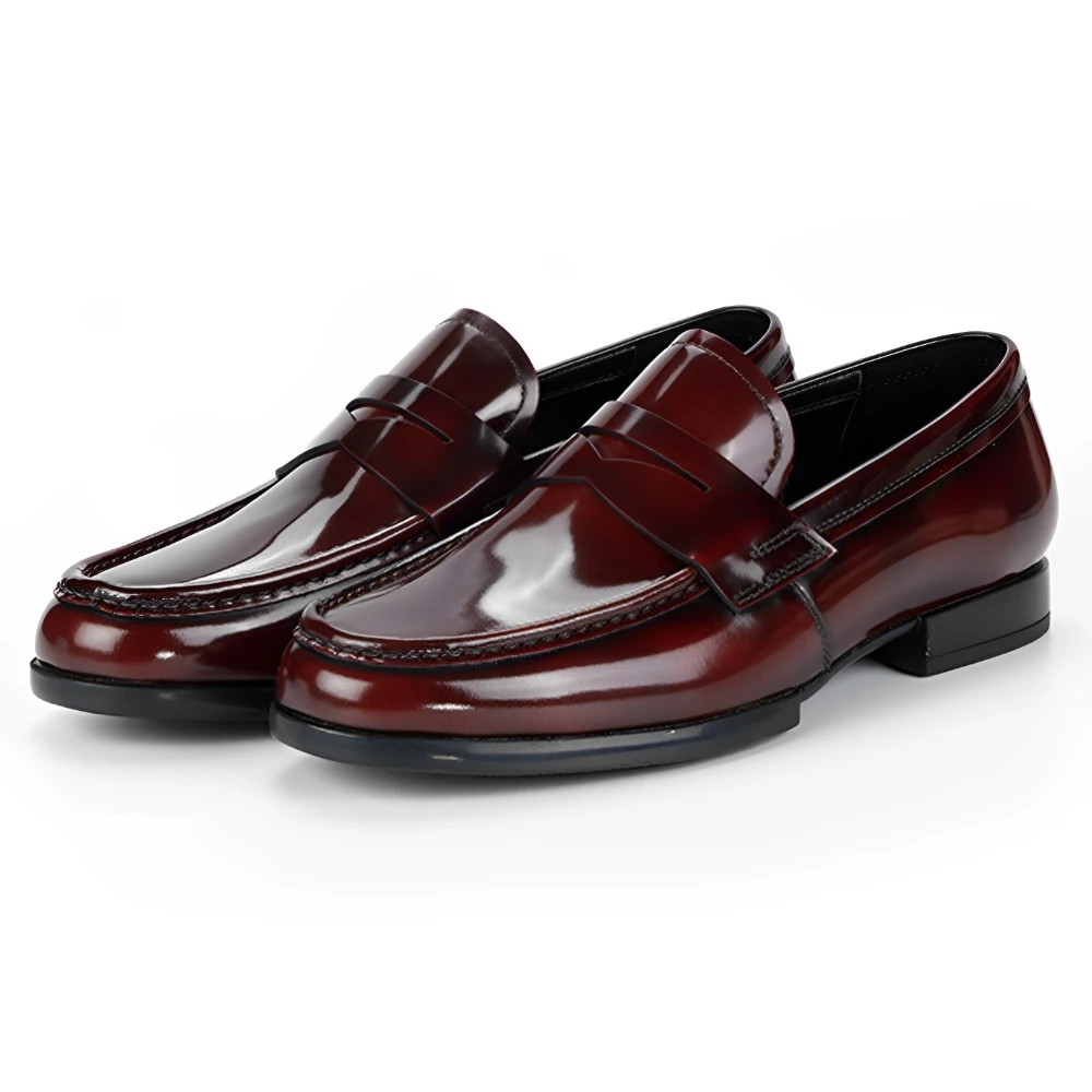 Top Layer Cowhide Business Men's Formal Leather Shoes Genuine Leather ...