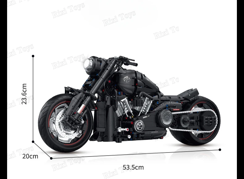 Guly 60521 - 2260pcs Motorcycle Building Block Set for Adults
