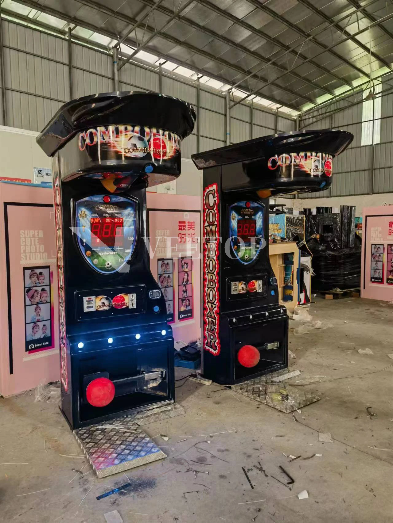 Amusement Park Adult Coin Operated Sport Simulation Arcade Game Punch ...