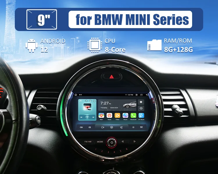 7/9" Android 12 Car Radio for BMW MINI COOPER - 2006-2018