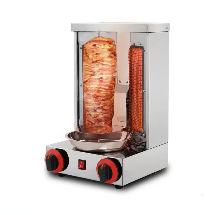 Commercial Gas Electric Kebab Machine Mini Doner Chicken Shawarma Grill ...