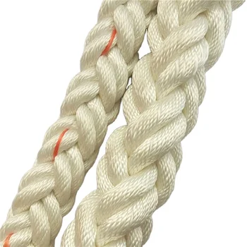 48mm 8 Strand Polyester Mooring Rope Ship Towing Rope For Marine Use ...