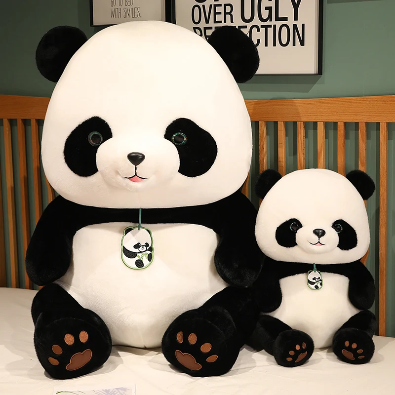 Plush Toy Panda Stuffed Soft Bear Animal Bedtime Toys For Cute Kids ...