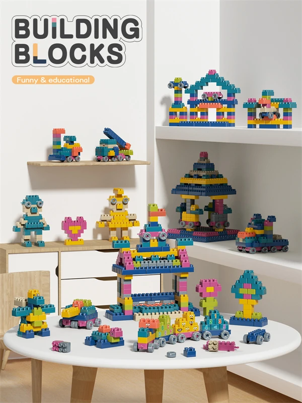 Children Educational Toys Flower Building Blocks Food Grade Pp Building ...