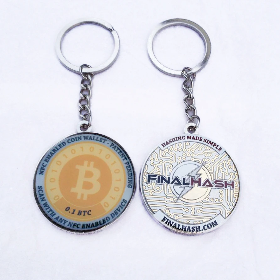 Nfc Enamel Challenge Coin Key Chains Wholesale Metal Sports Iron ...