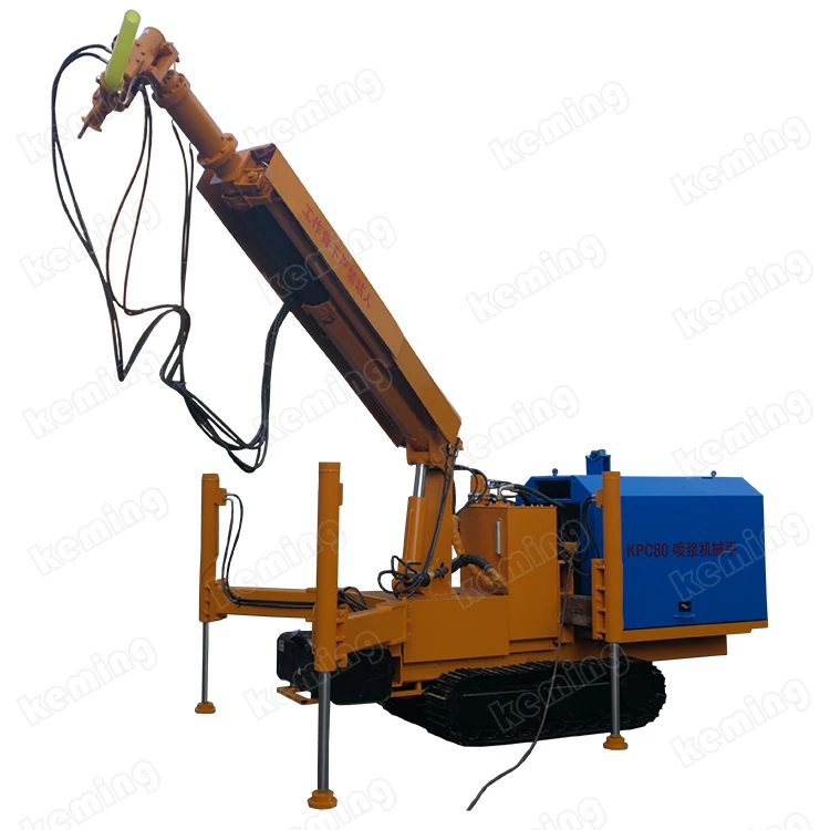 Remote Control Robotic Arm Shotcrete Concrete Spraying Machine ...