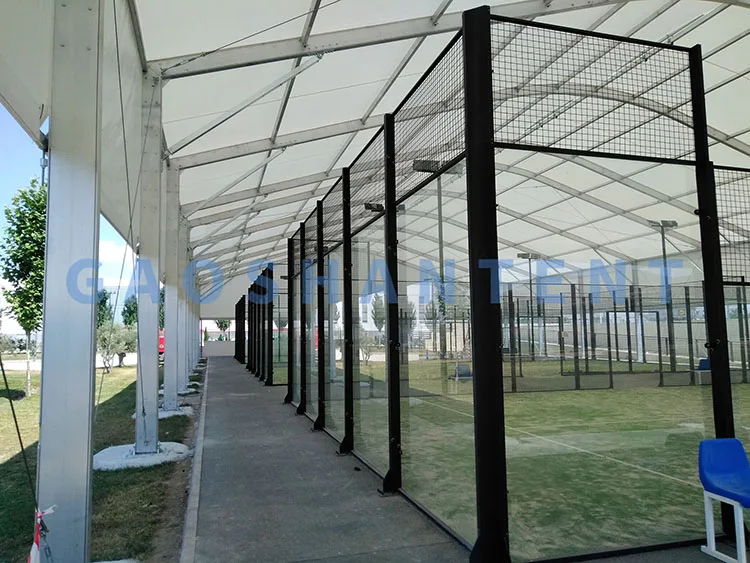 Padel Tennis Court And Paddle Court Tent Cover Manufacture Aluminum ...