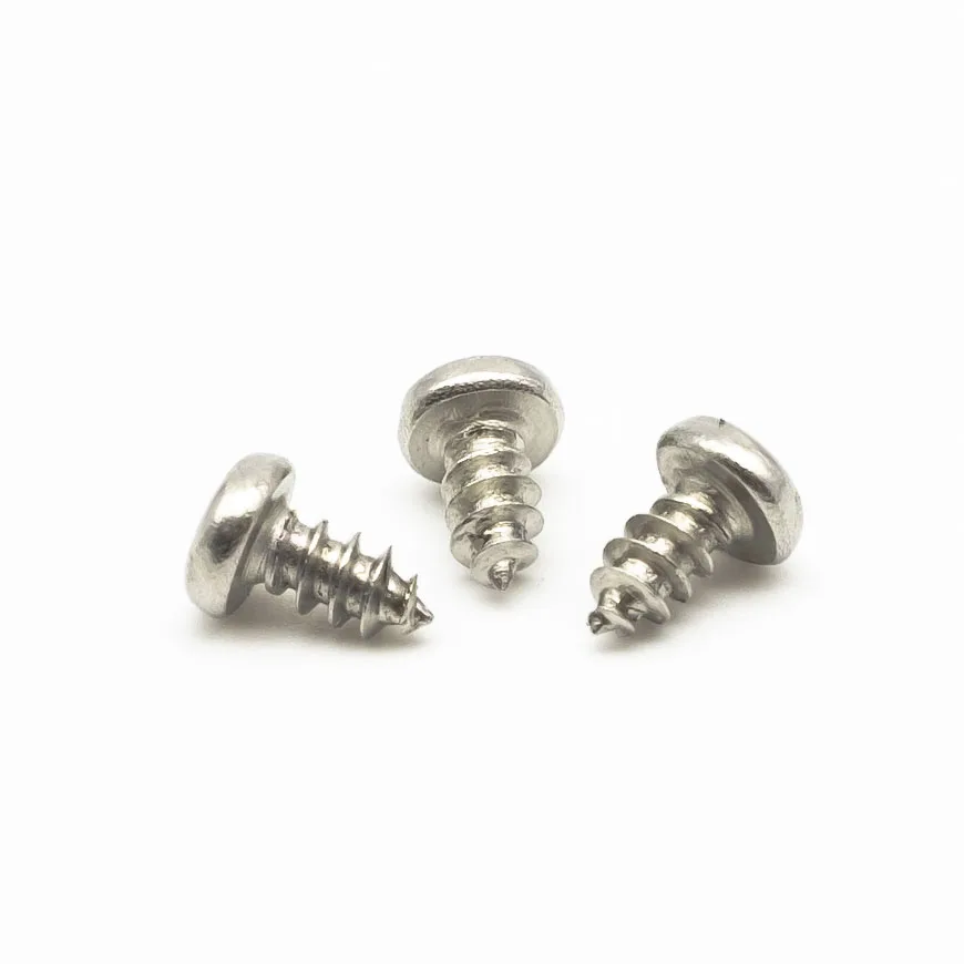 Self Tapping Screw Custom M2.6*7 Stainless Steel Small Screw Pan Head ...