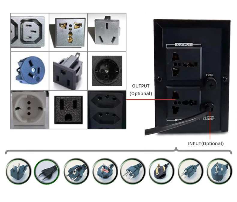 Wholesale Line Interactive Ups 12v/7ah Battery Pure Sine Wave Small ...