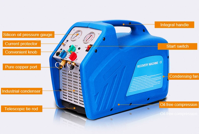 R410a Refrigerant Gas 220v Machine Bus Refrigerant Gas Recovery Unit ...