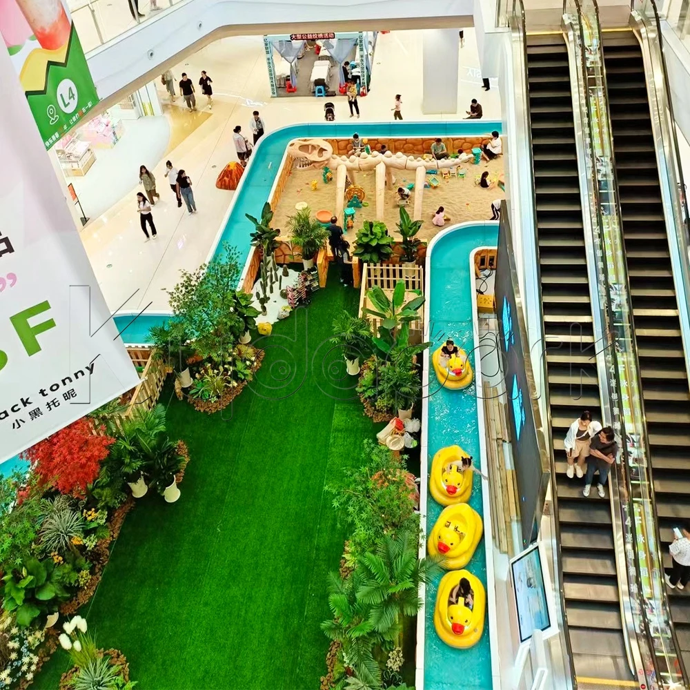 Outdoor Indoor Fiberglass Waterway Carousel Floating Boat