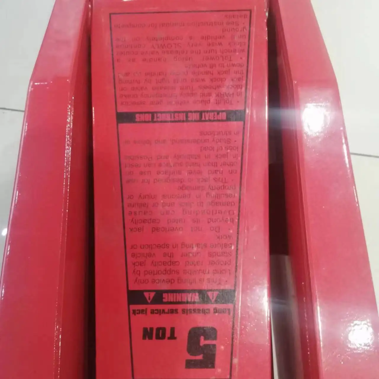 Heavy Duty 10 Ton Hydraulic Trolley Jack Car Trolley Jacks 20t Long ...