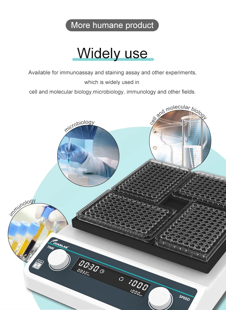 Joan Laboratory Adjustable Speed Microplate Oscillator Microplate Mixer ...