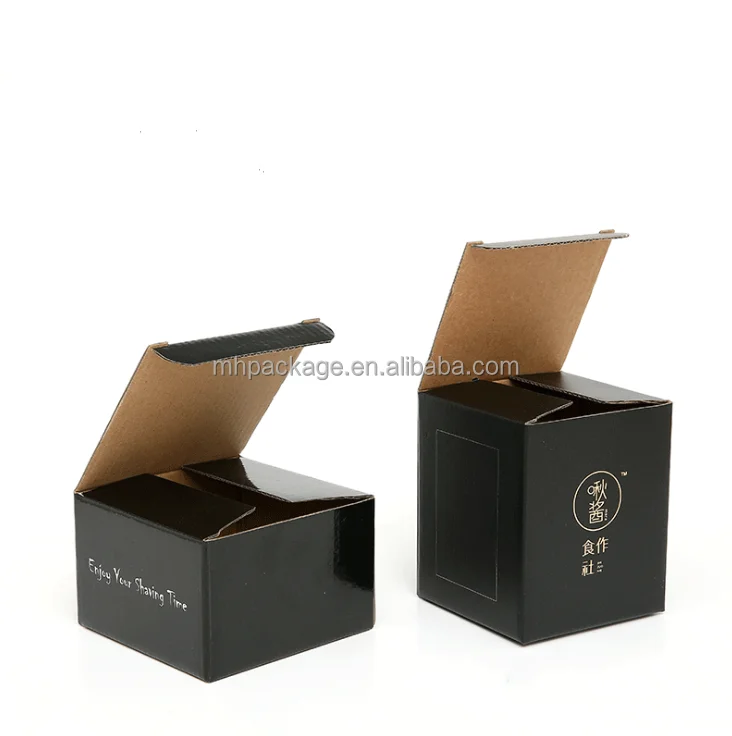 Custom Self Adhesive Zipper Tear Corrugated Paper Boxes