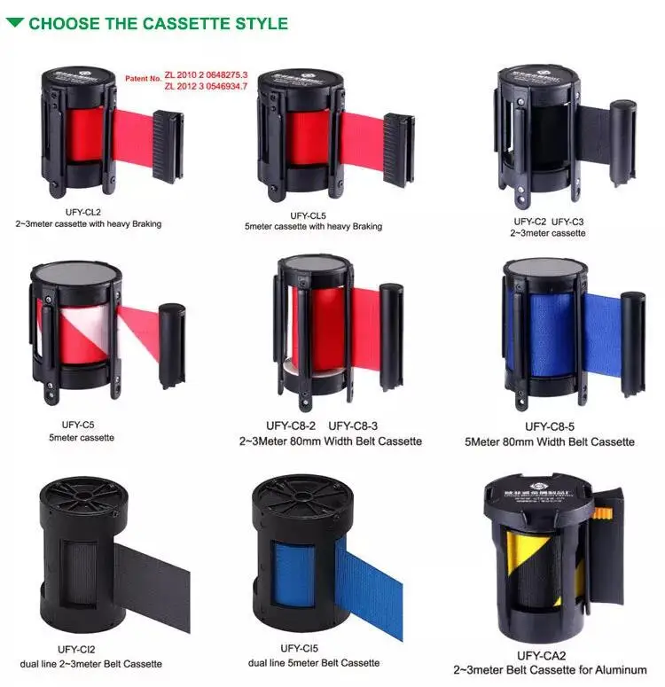 Magnetic Crowd Control Magnetic Retractable Belt Barrier 16.4FT ...