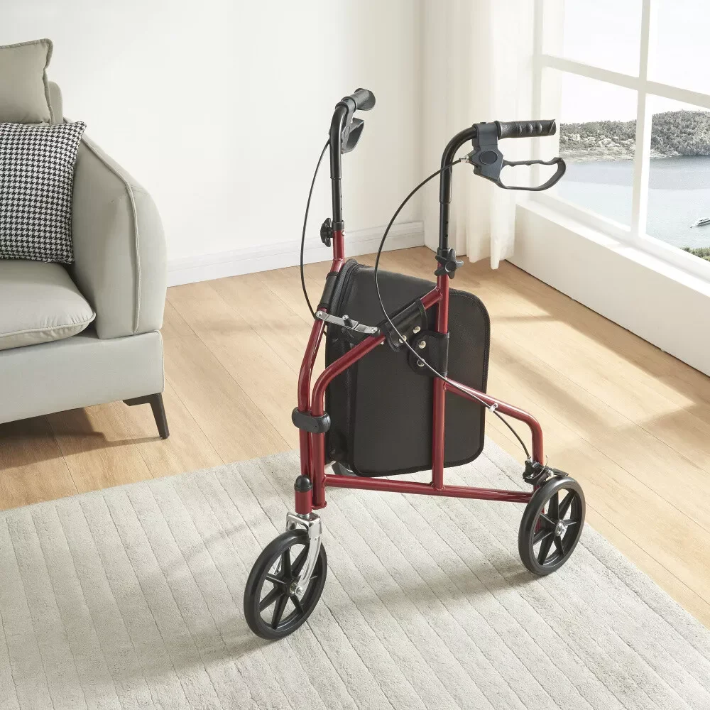 Multifunction Foldable Adult Exercise Walker for Disabled Elderly