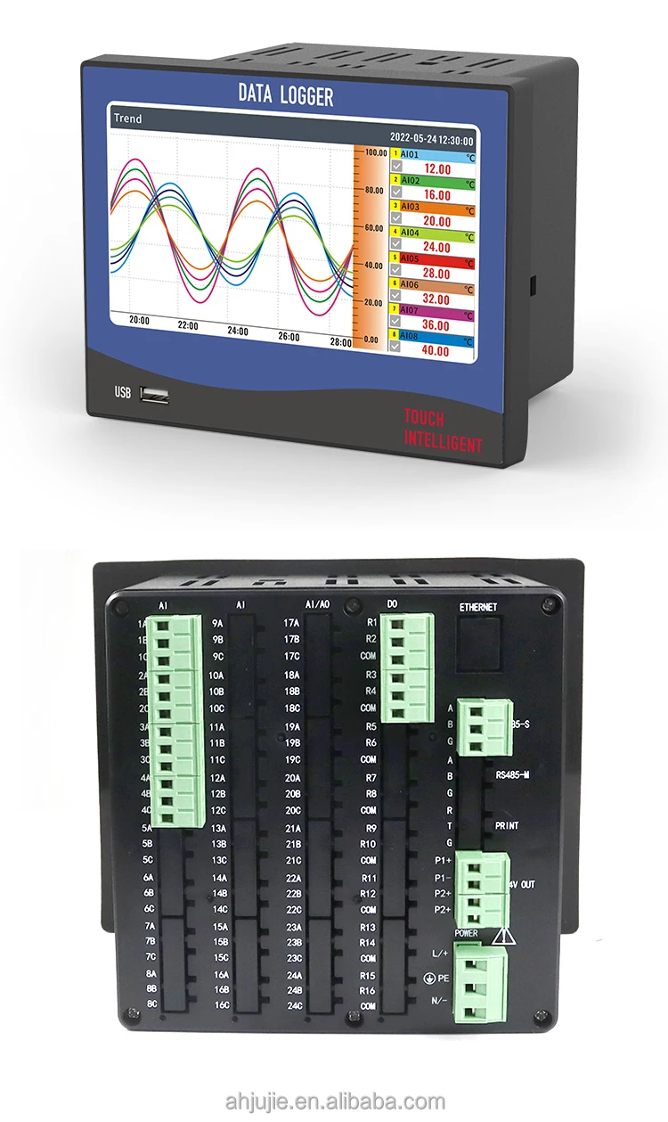 16 Channel USB Data Logger - Precision Temperature Recorder