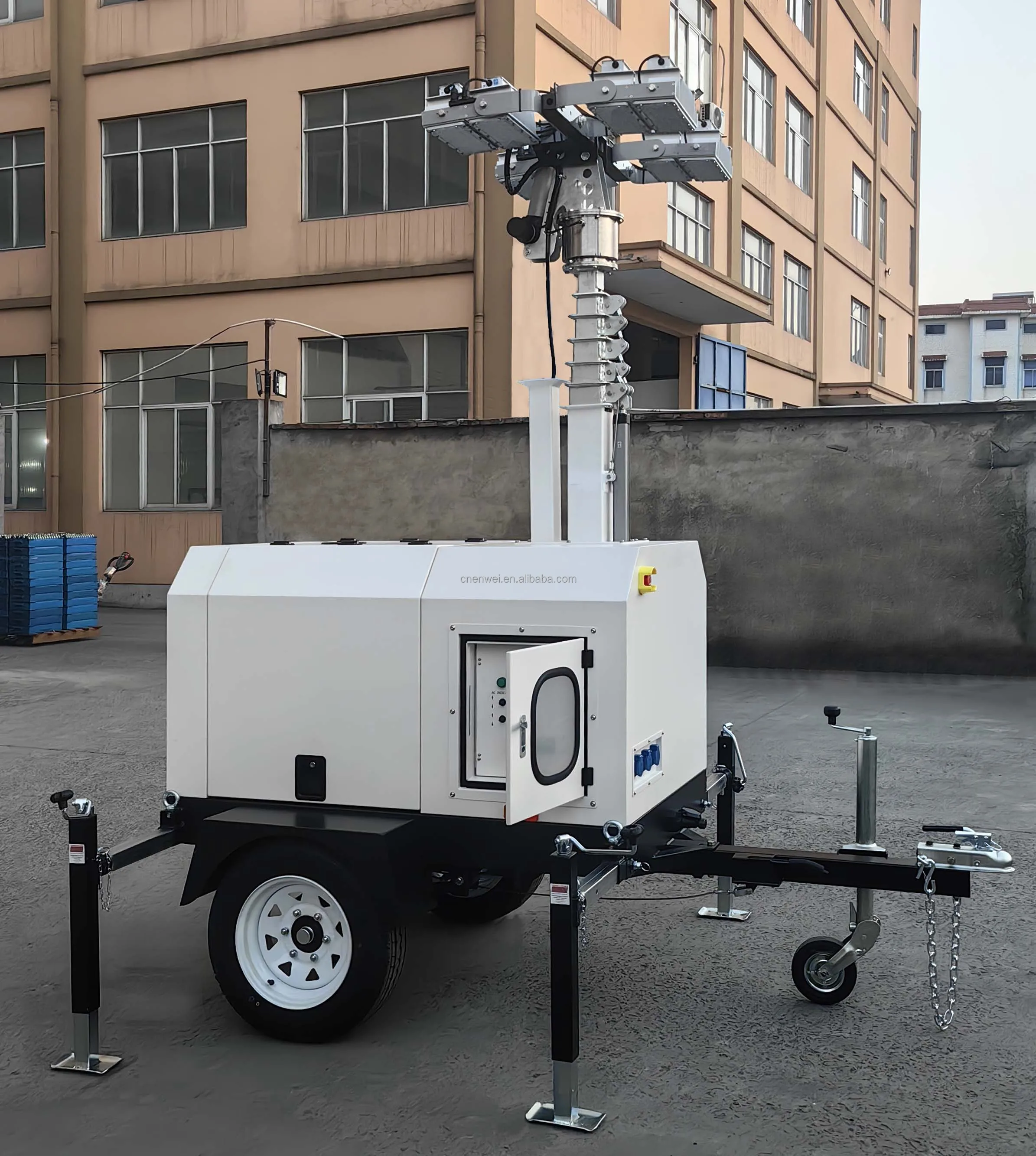 Customized Flood Lighting High Mast Lighting Tower For Football Stadium ...