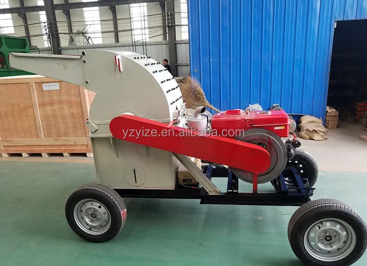 Diesel Wood Crusher Machine Hammer Mill Crusher Price Wood Chipper ...