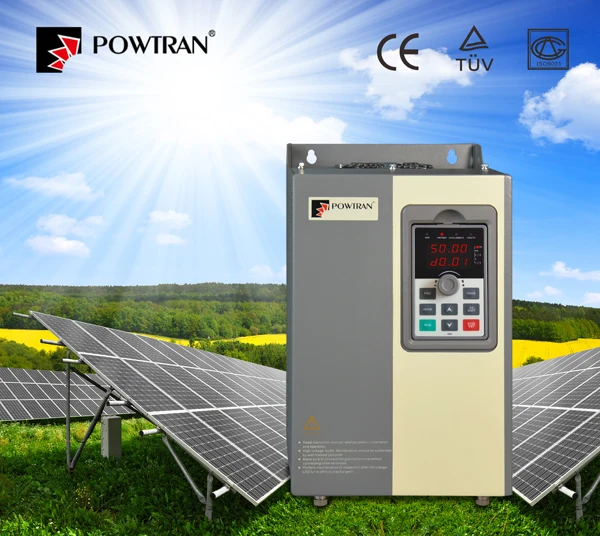 POWTRAN 150HP 200HP Solar Pumping Inverter 110kW 90kW 75kW 50Hz 60Hz ...