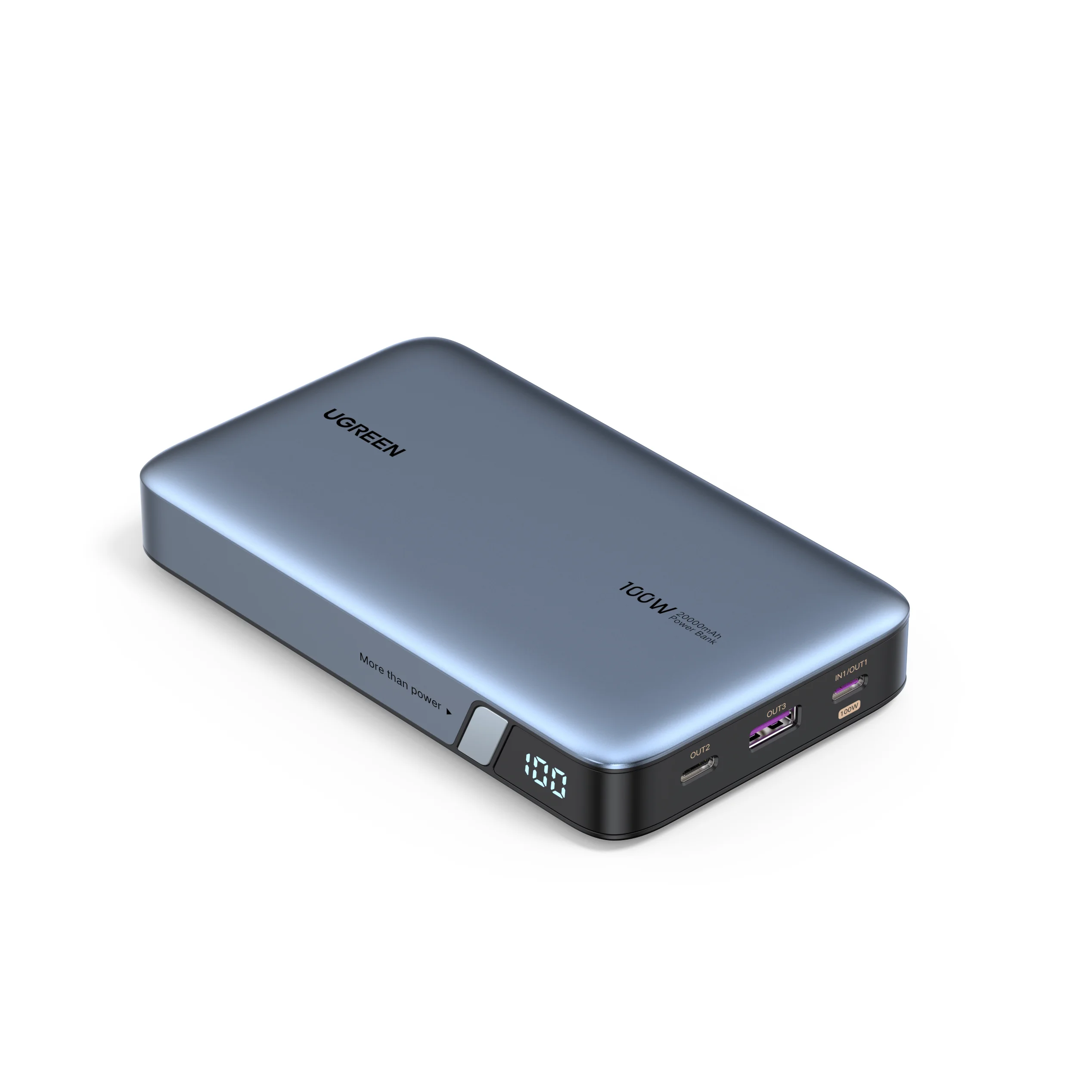 UGREEN Power Bank - 20000mah Portable Charger with LED Display