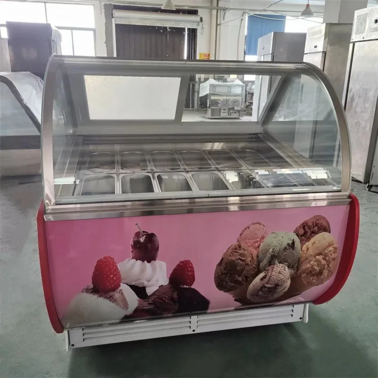 Ice Cream Fridge Display Freezer Gelato Fridges Ice Cream Display ...