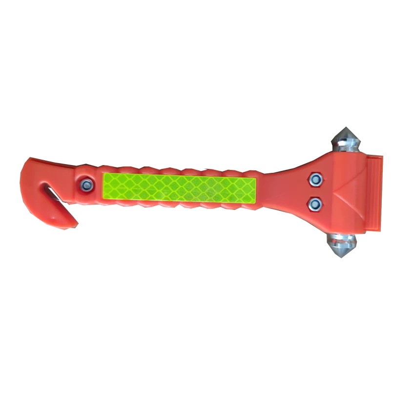 Glass Breaker Car Safety Hammer - Emergency & Reflective